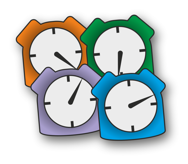Plusieurs chronomètres